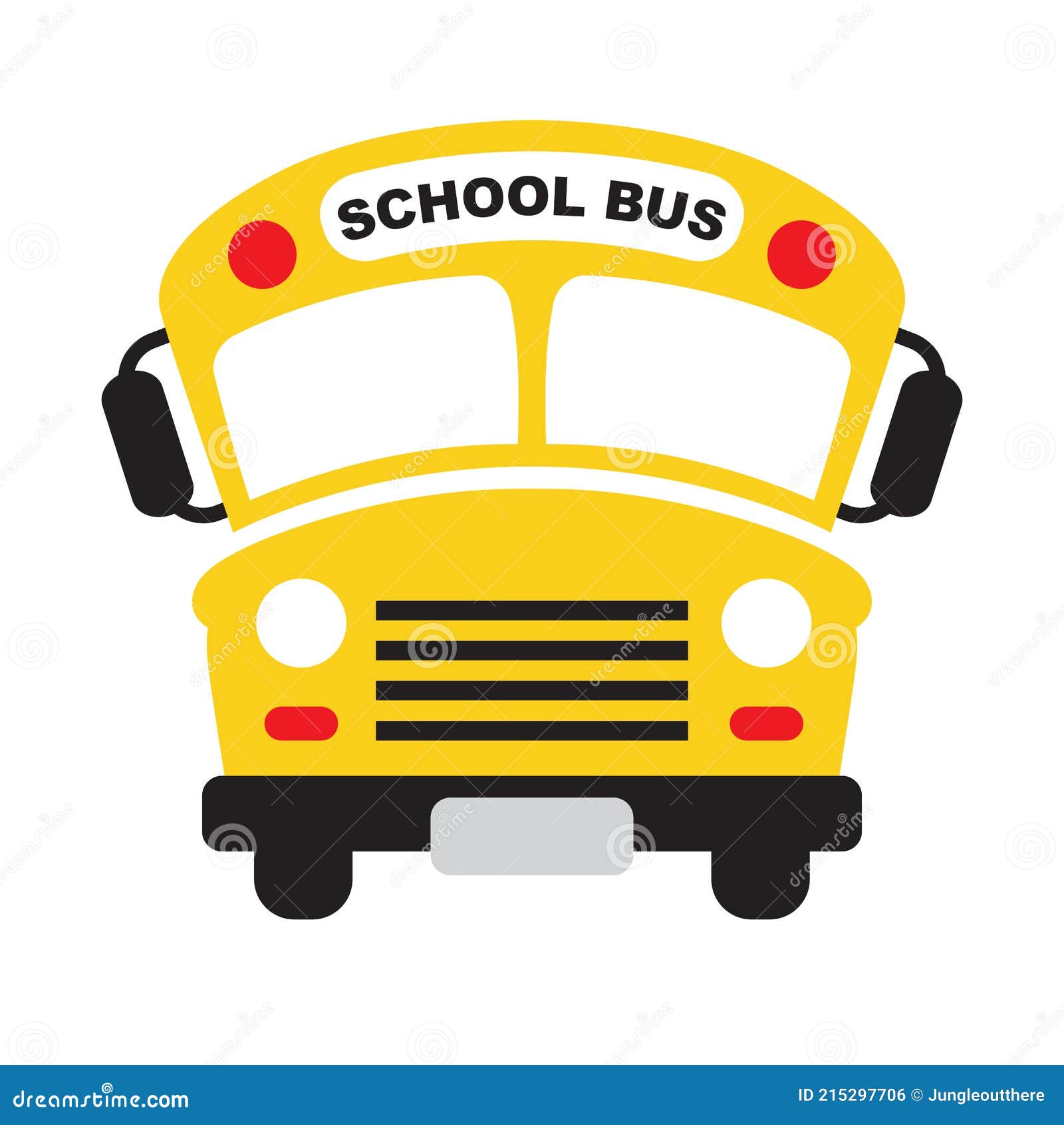 School Bus Vector Illustration Stock Vector - Illustration of ...