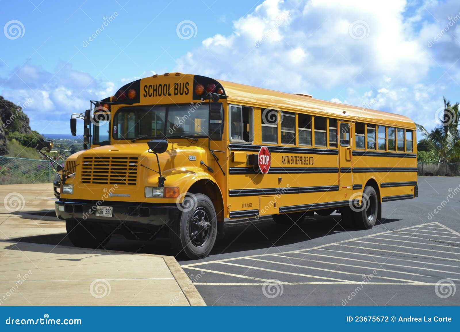 School bus editorial photography. Image of parked, ride - 23675672