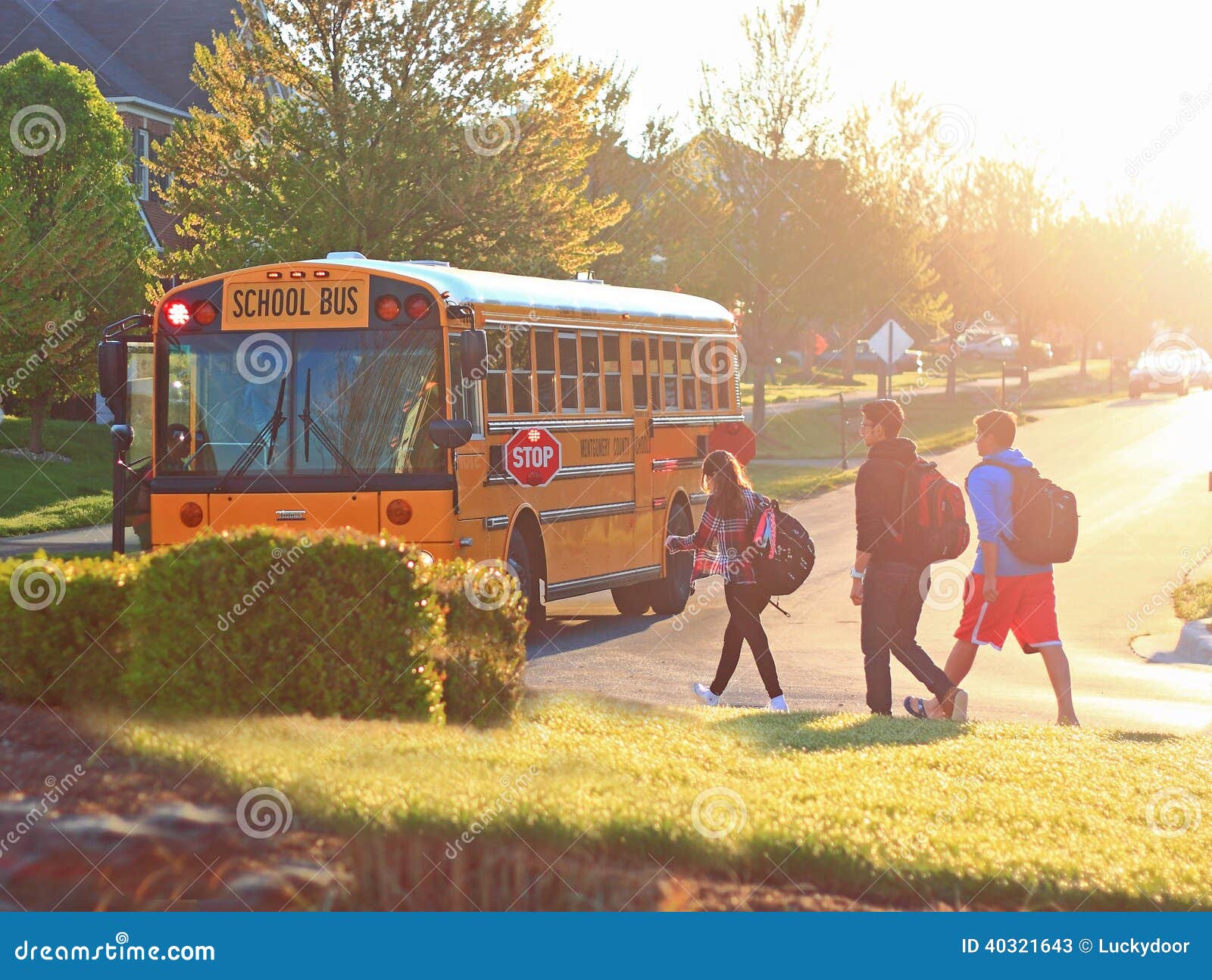 School Bus Unloading Stock Photos - Free & Royalty-Free Stock Photos ...