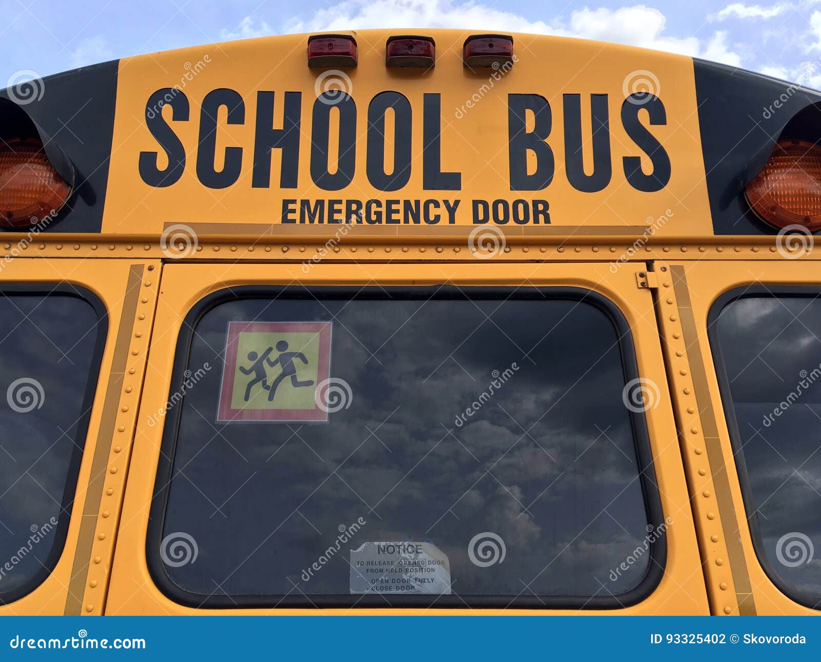 School Bus Back Door