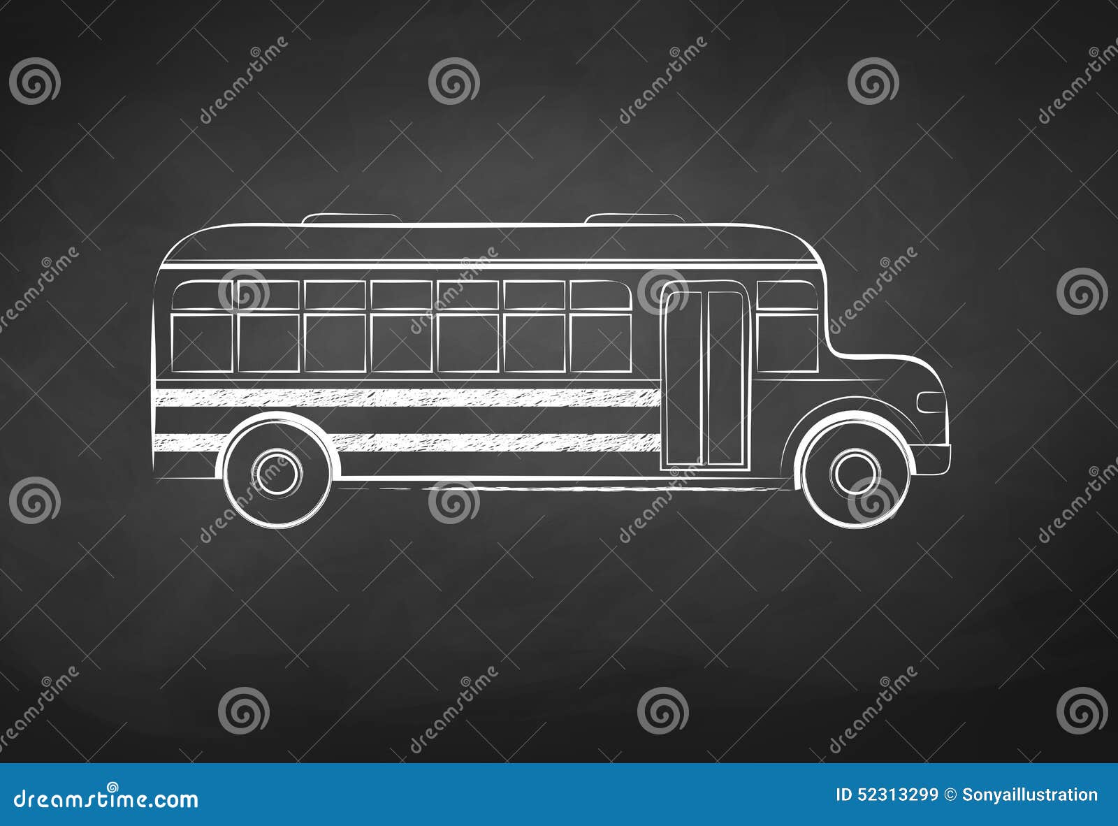 School Bus Inside Drawing