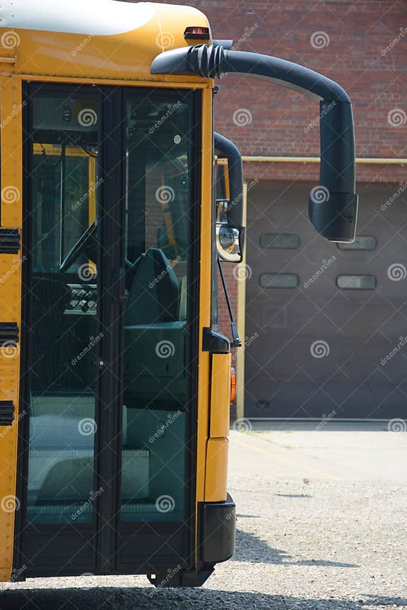 School bus door stock image. Image of door, bussing, school - 55312189