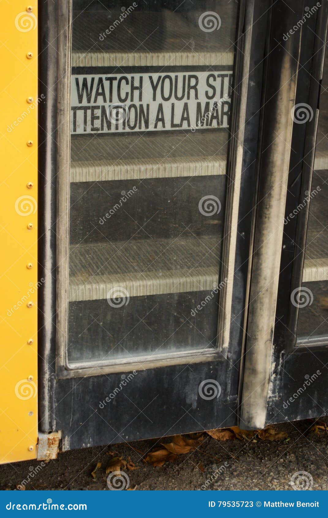 School Bus Doors stock image. Image of door, entraqnce - 79535723