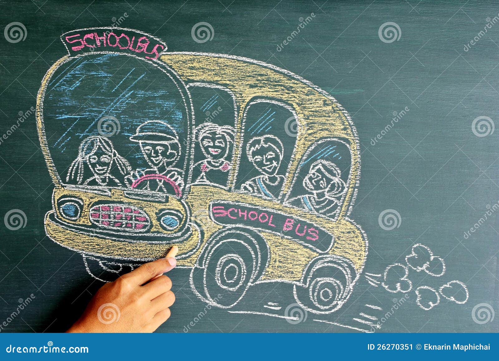 School bus drawing stock image. Image of color, drawing - 26270351