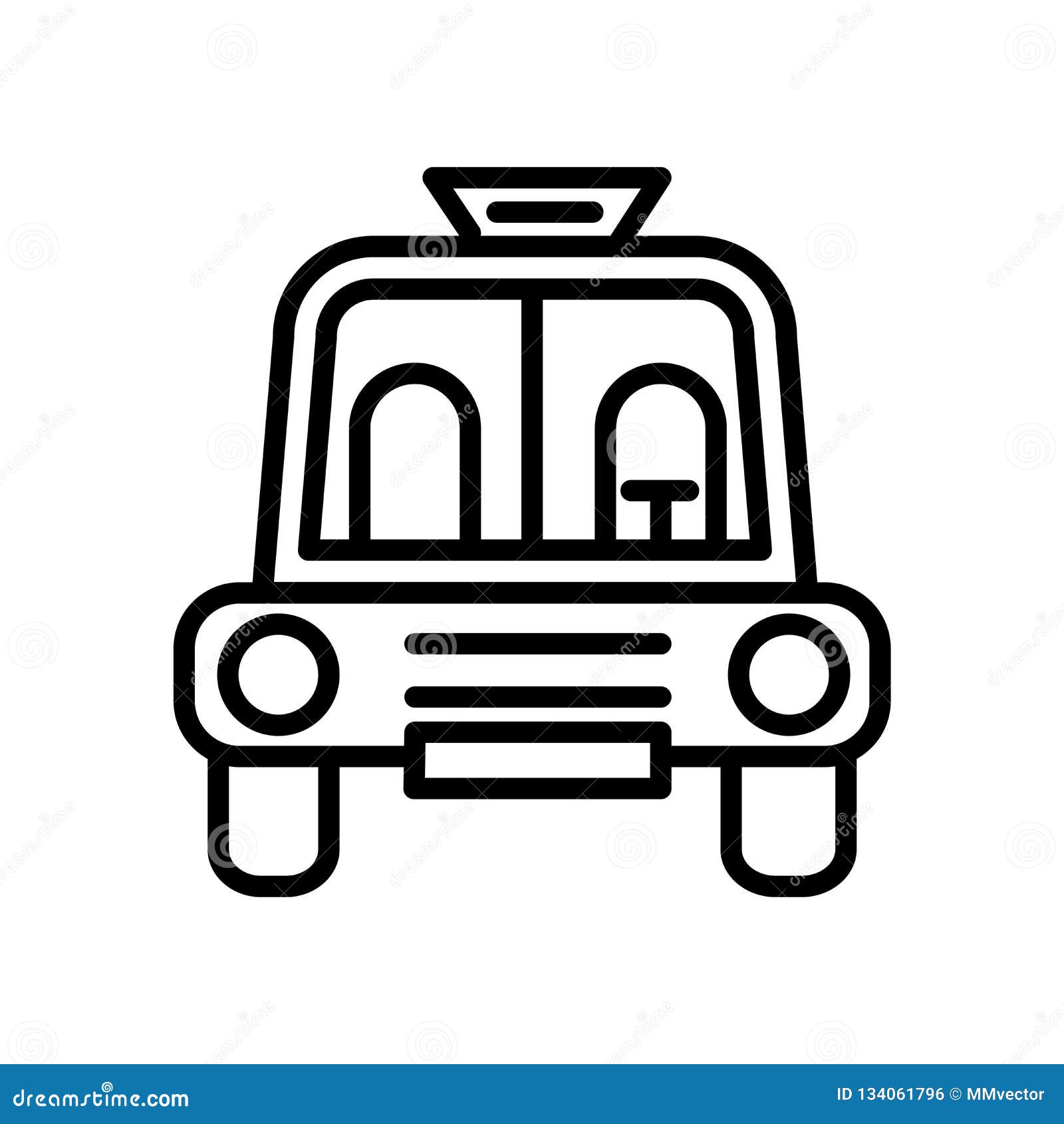 School Bus Empty Icon Vector Isolated on White Background, School Bus ...