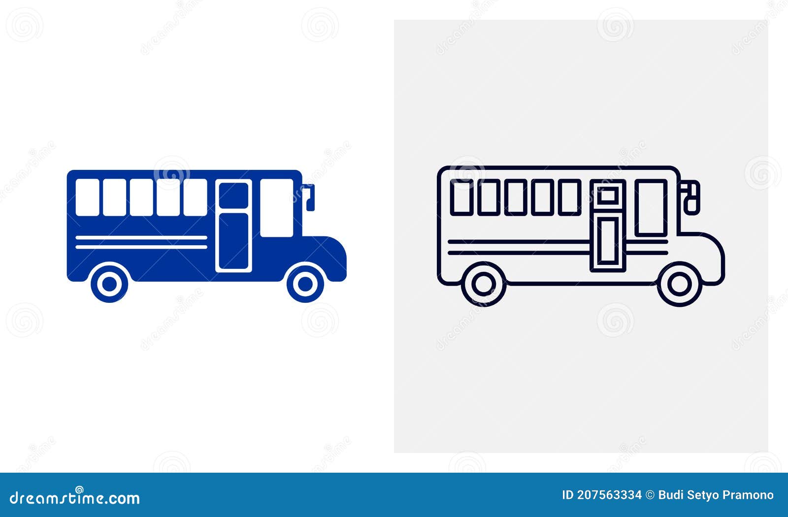 School Bus Icon Logo Vector Template, Education Icon Concepts, Creative ...