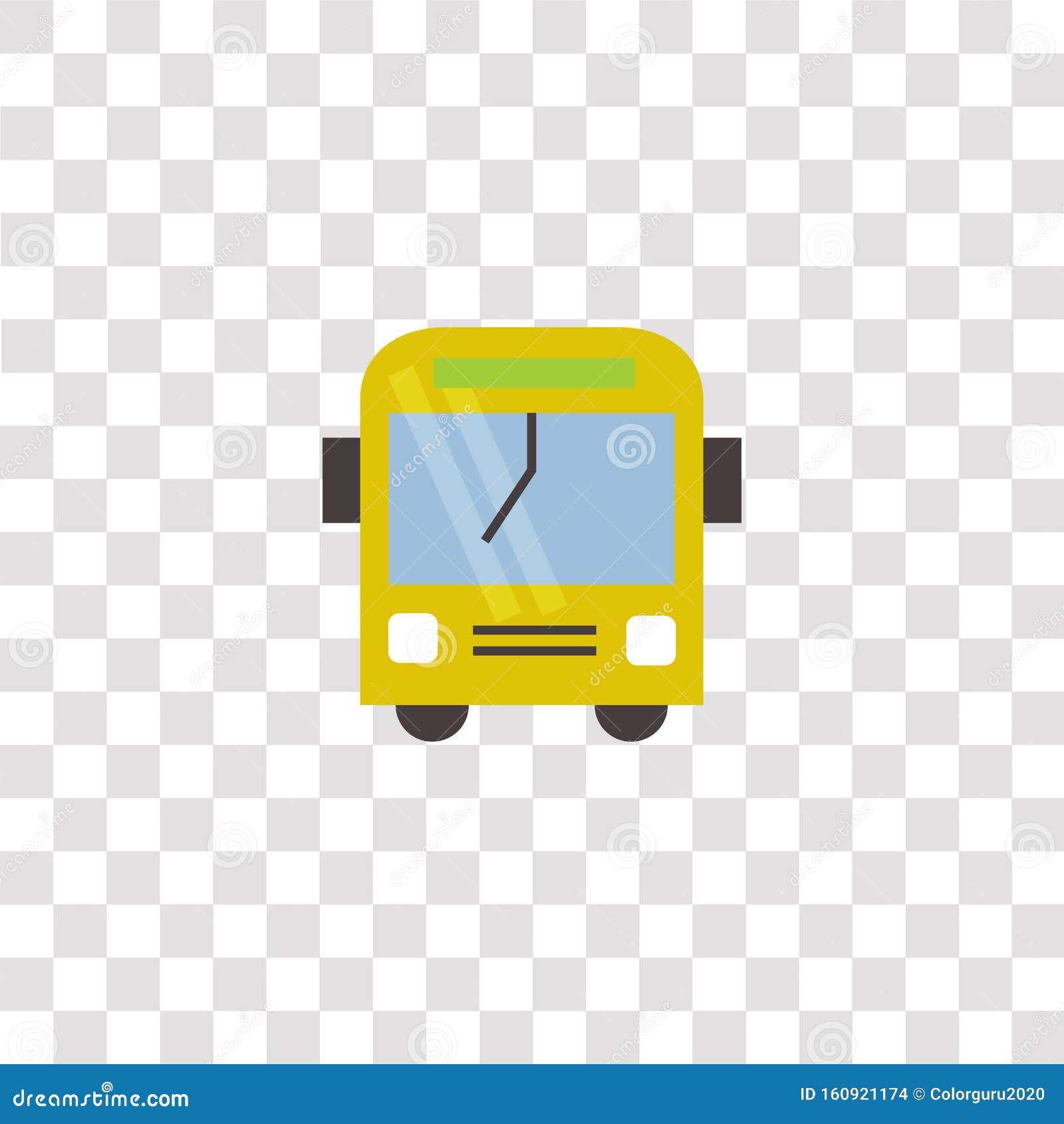 School Bus Icon Sign and Symbol. School Bus Color Icon for Website ...
