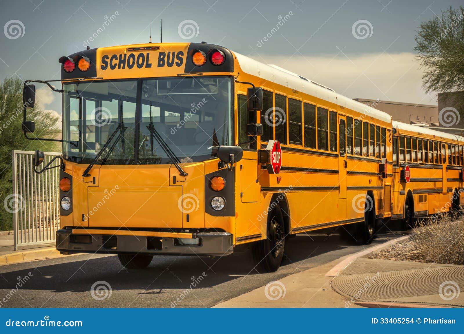 School Bus stock photo. Image of loading, transit, parked - 33405254