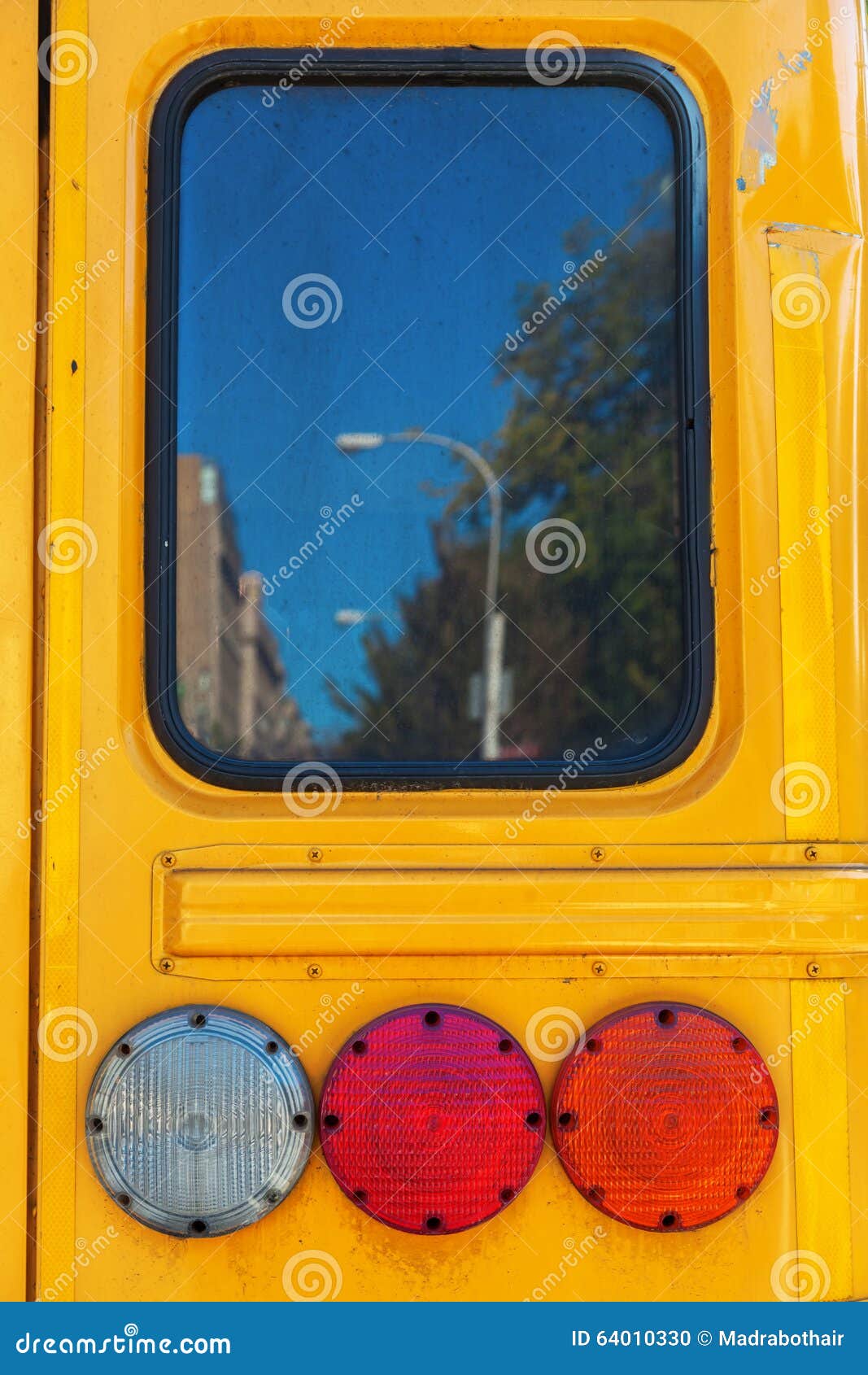School Bus in New York City Stock Photo - Image of vehicle, america ...