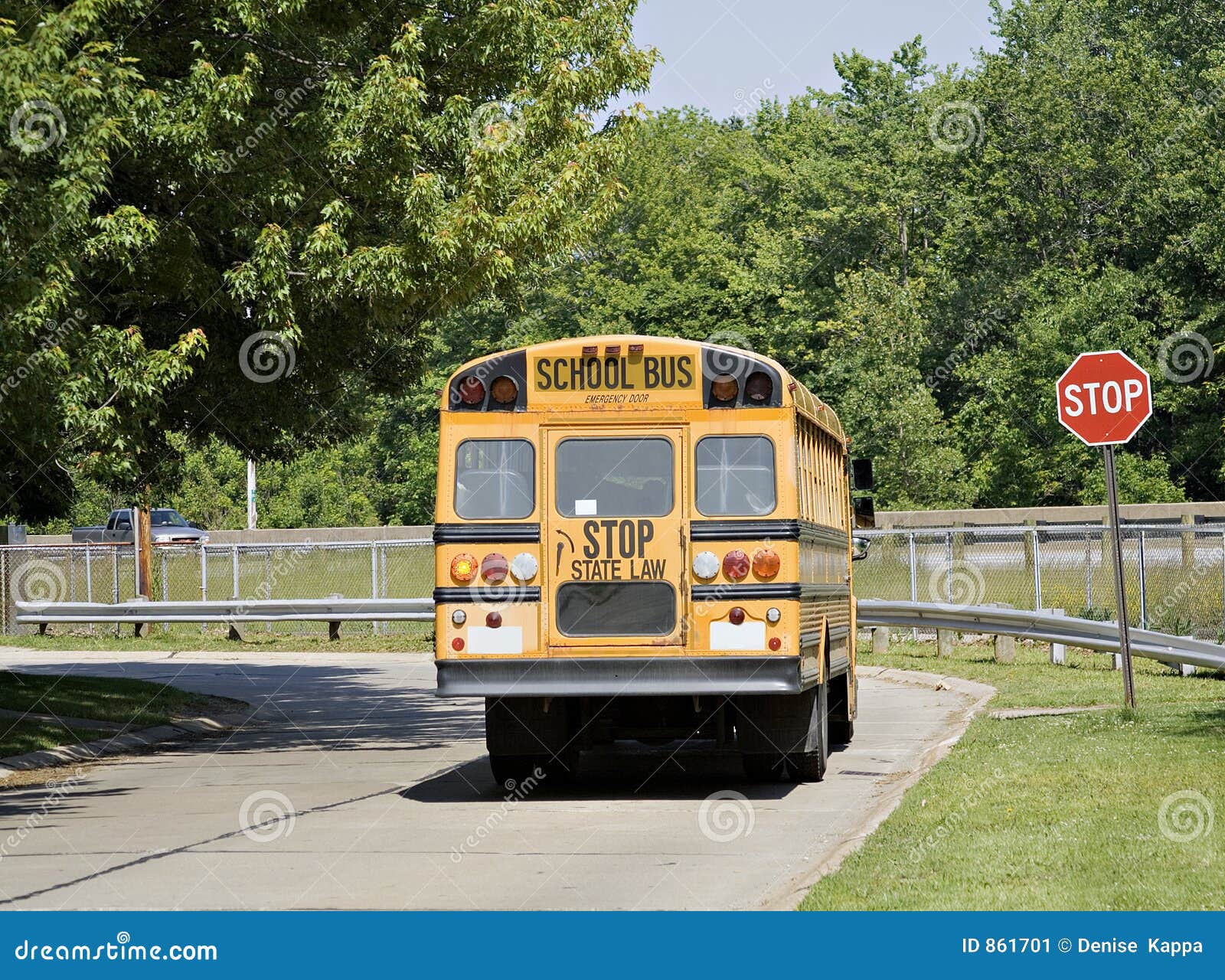 School Bus on the Road stock image. Image of ride, school - 861701