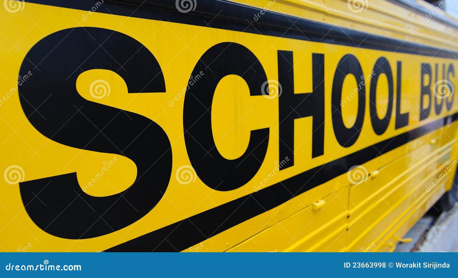 School Bus Sign stock photo. Image of caution, preschool - 23663998