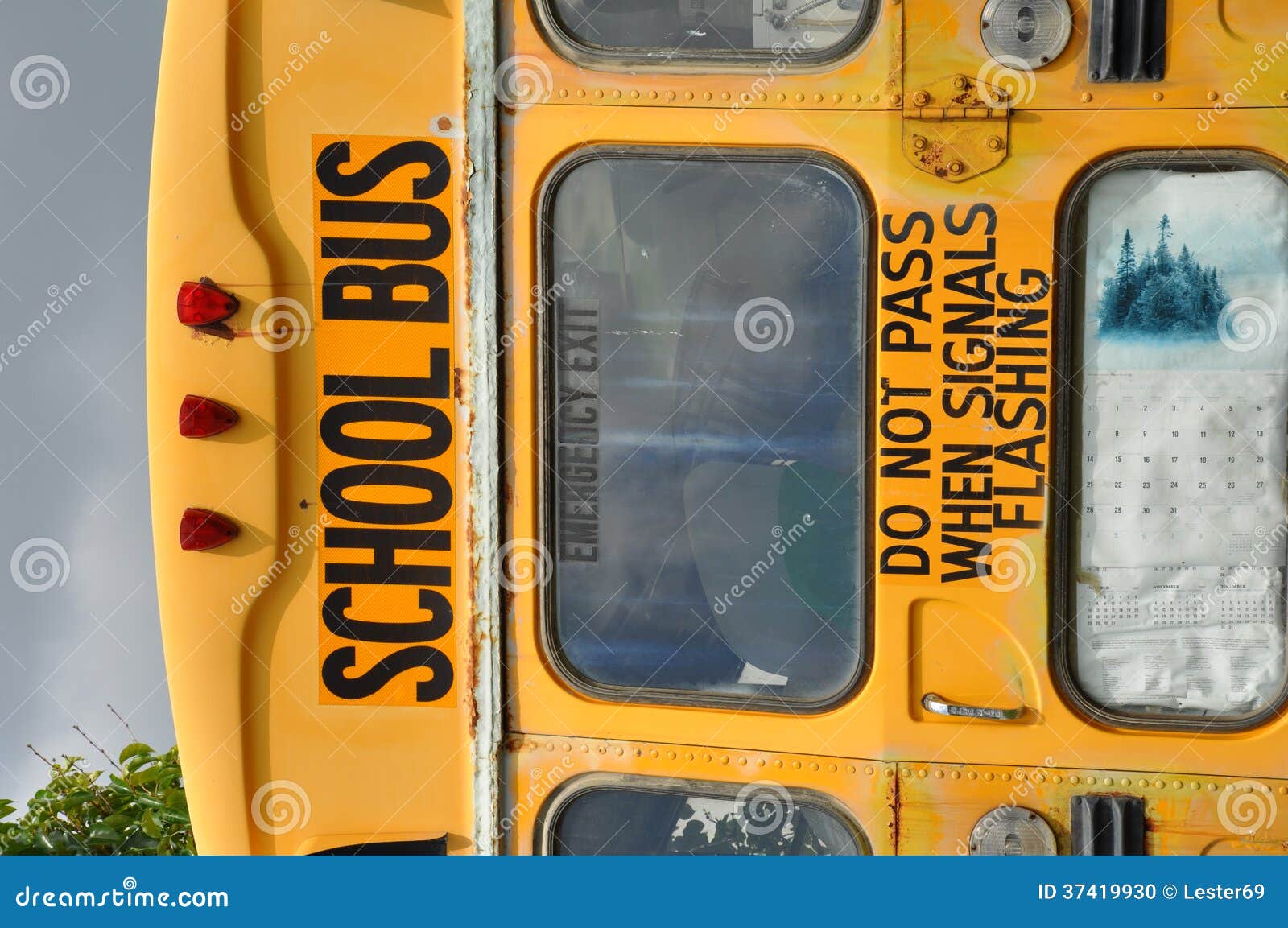 School bus sign stock photo. Image of canada, automobile - 37419930