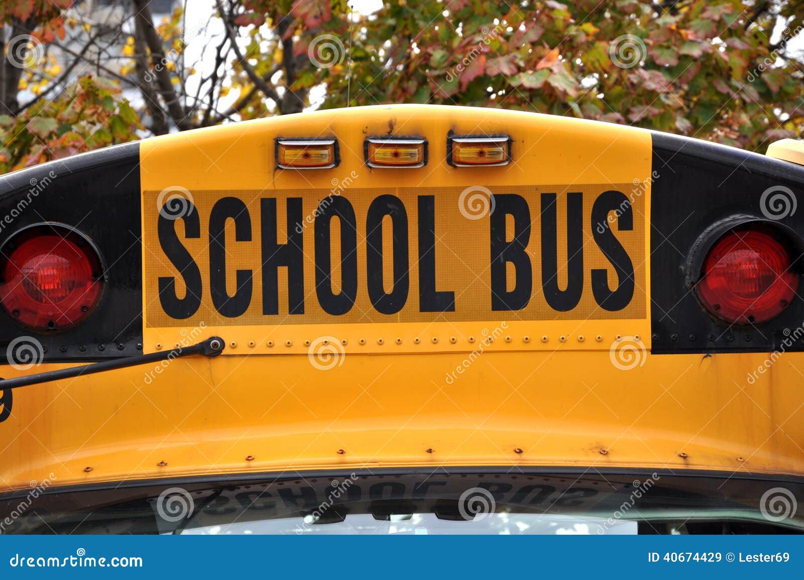 School bus stock image. Image of kindergarten, district - 40674429