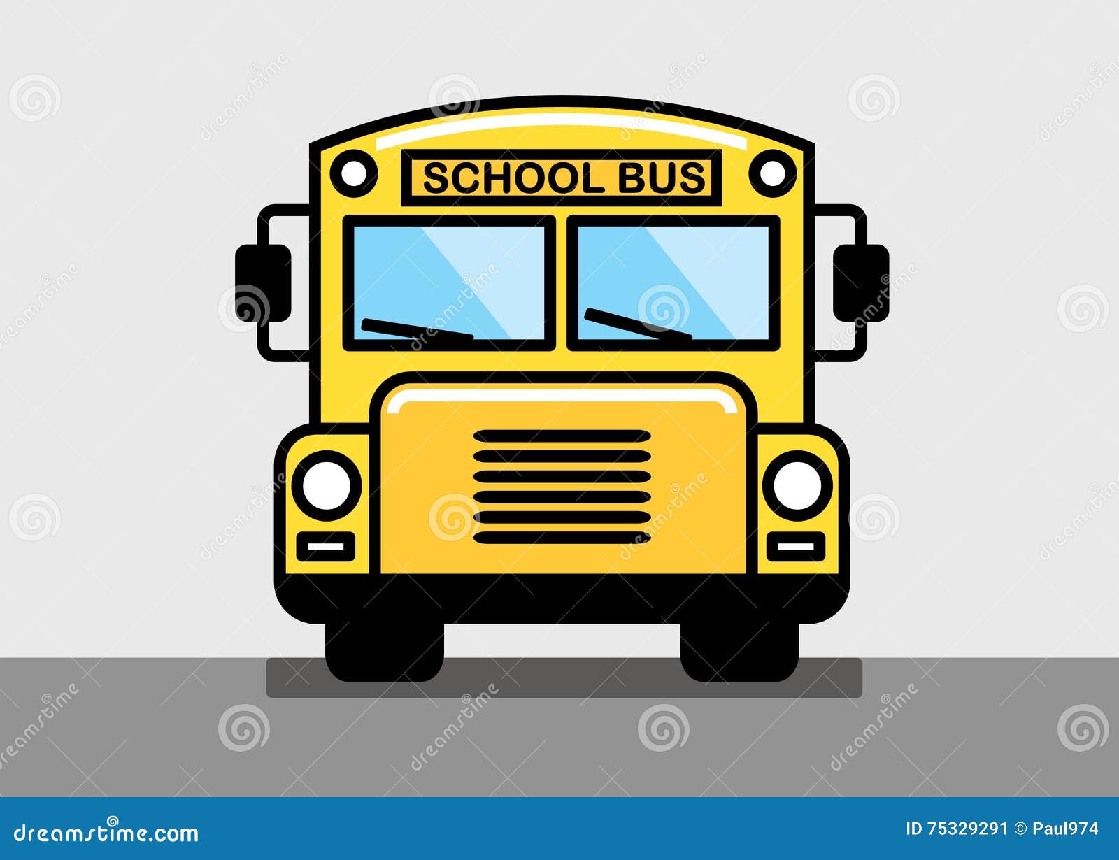 Animated School Bus
