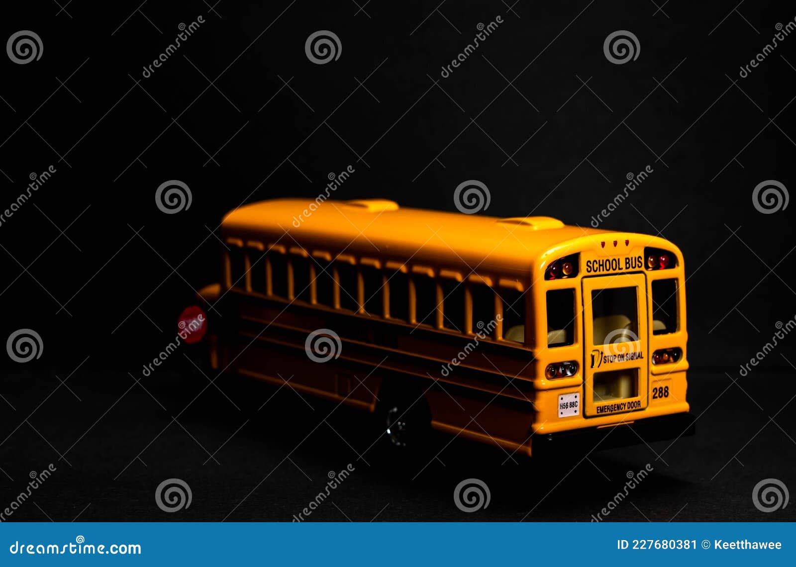 The Stop Signal Arm. the School Bus Display a Stop Signal. Stock Image ...