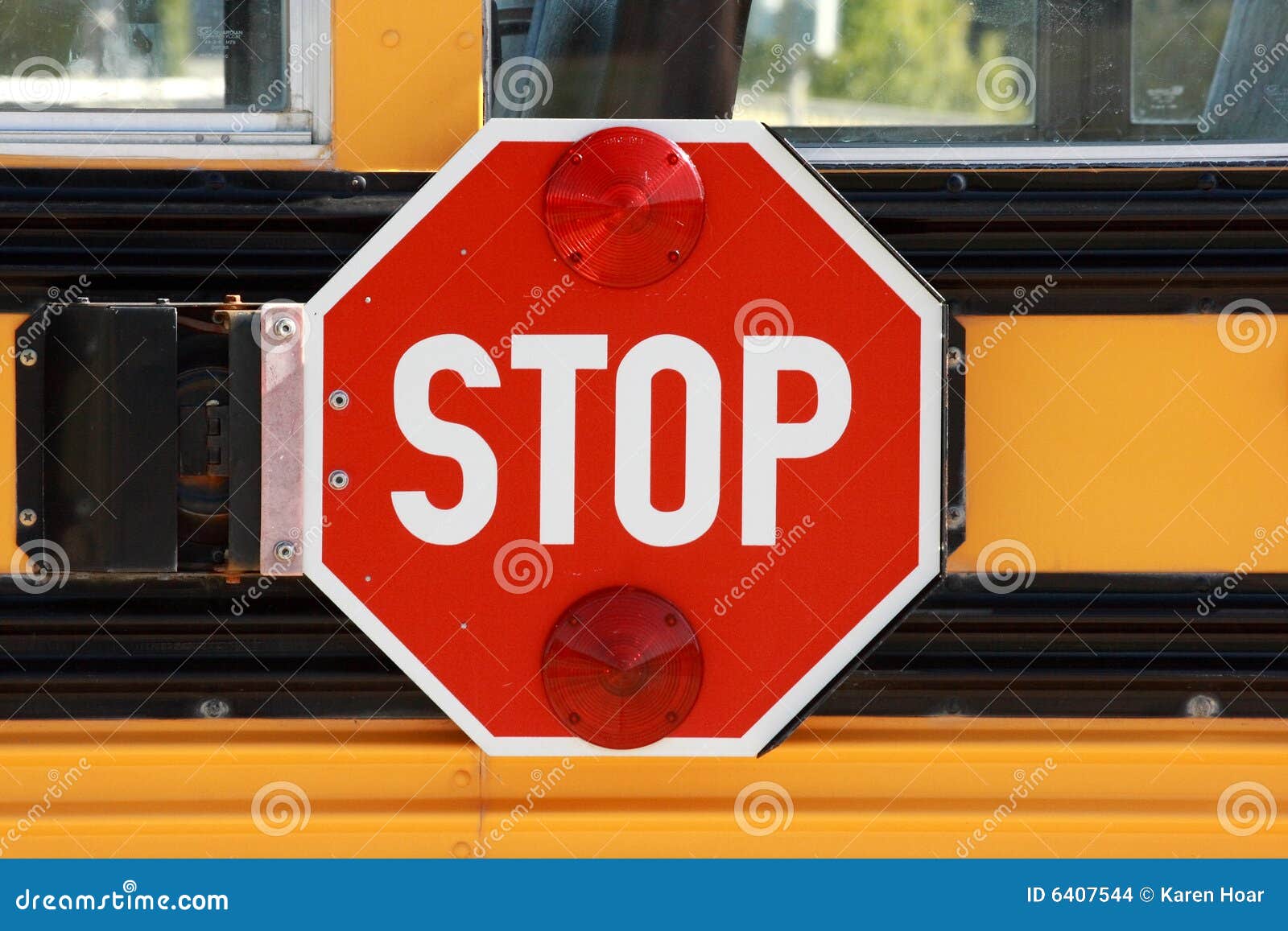School Bus Stop Sign stock photo. Image of driving, sign - 6407544