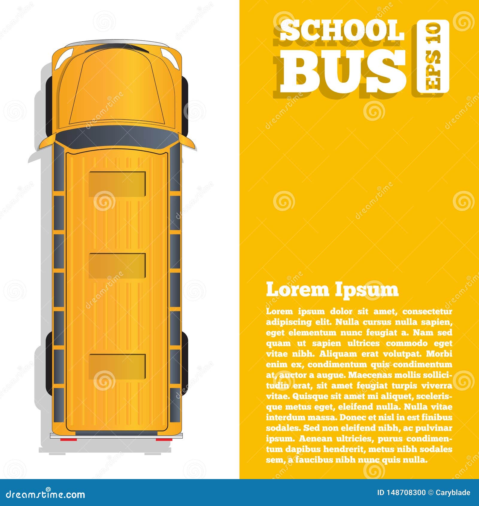 School bus. stock vector. Illustration of ride, design - 148708300