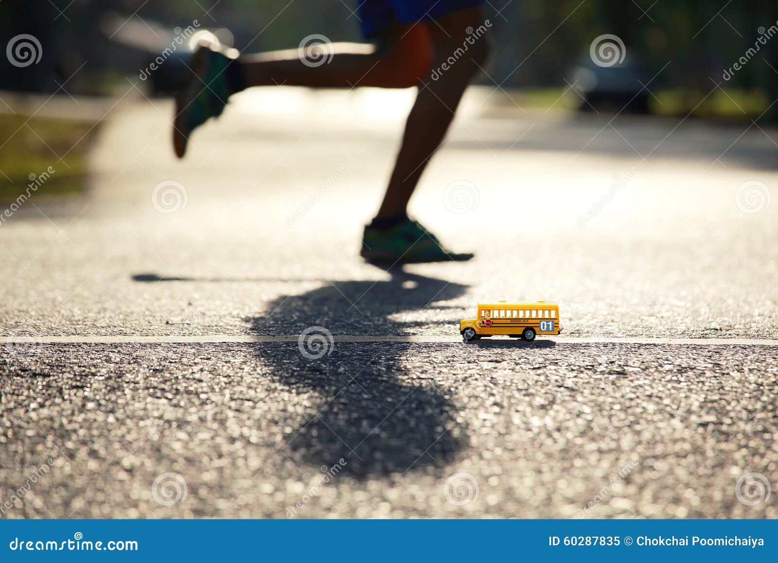 School Bus Toy Model and Math Formular. Stock Image - Image of line ...