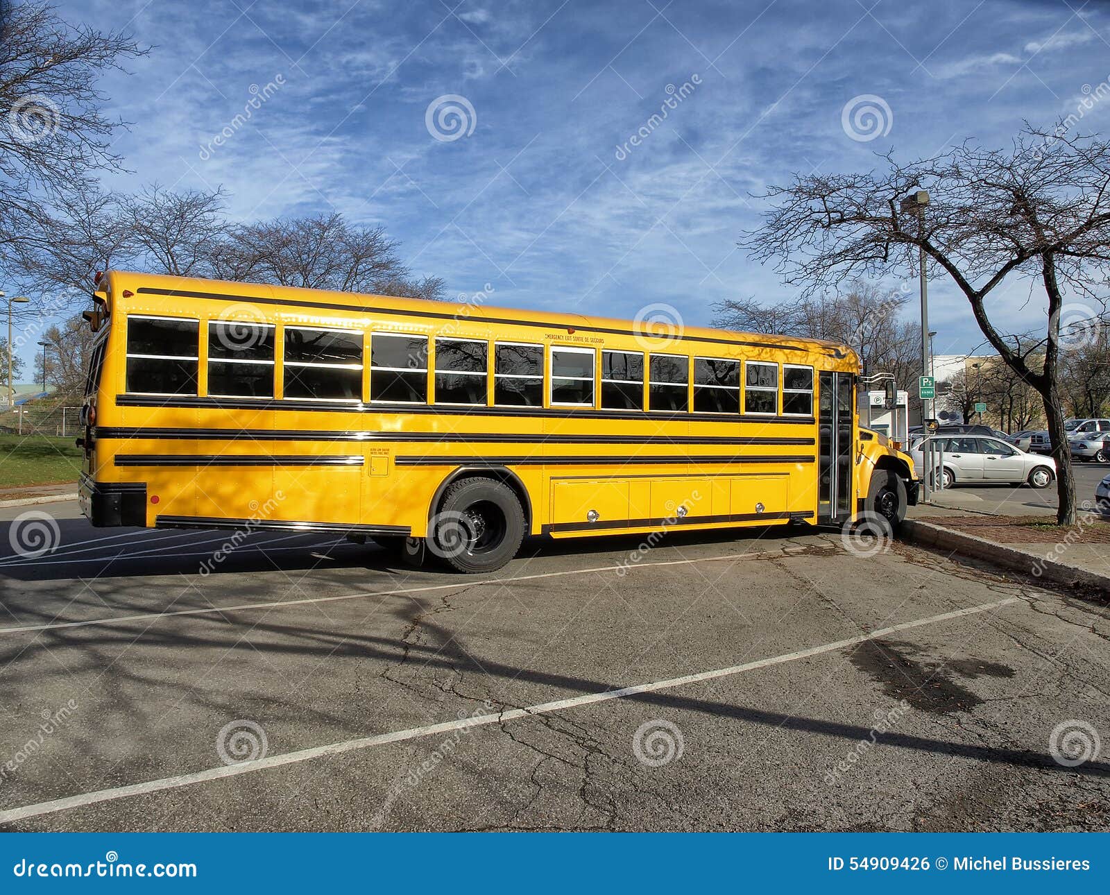 School bus stock photo. Image of city, transportation - 54909426