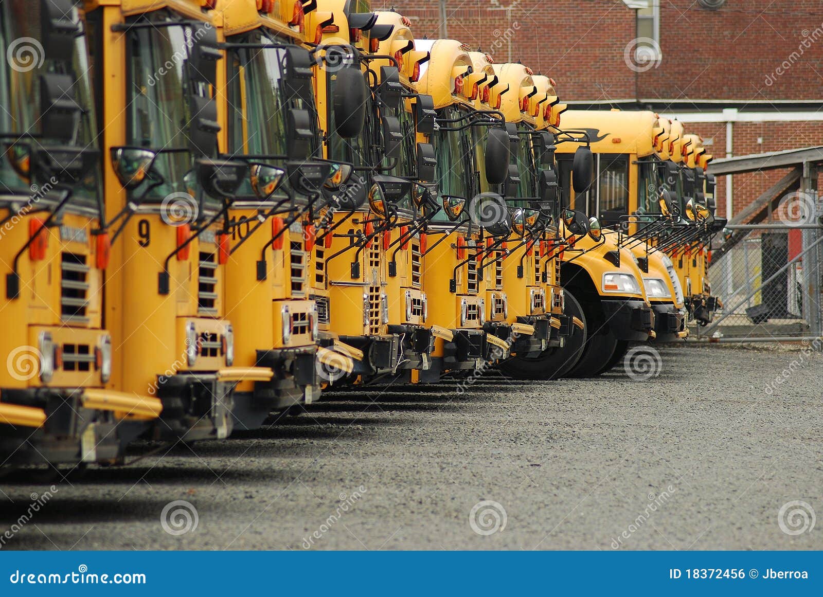School Buses stock photo. Image of transportation, repitition - 18372456