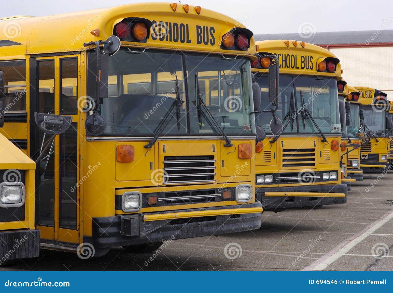 School Buses stock photo. Image of preschool, secondary - 694546