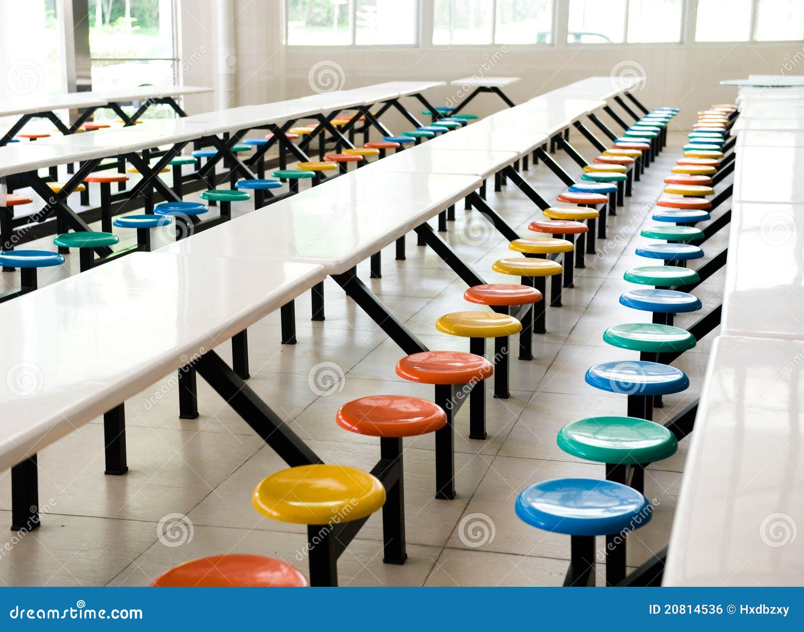 School cafeteria stock photo. Image of reflect, cafeteria - 20814536