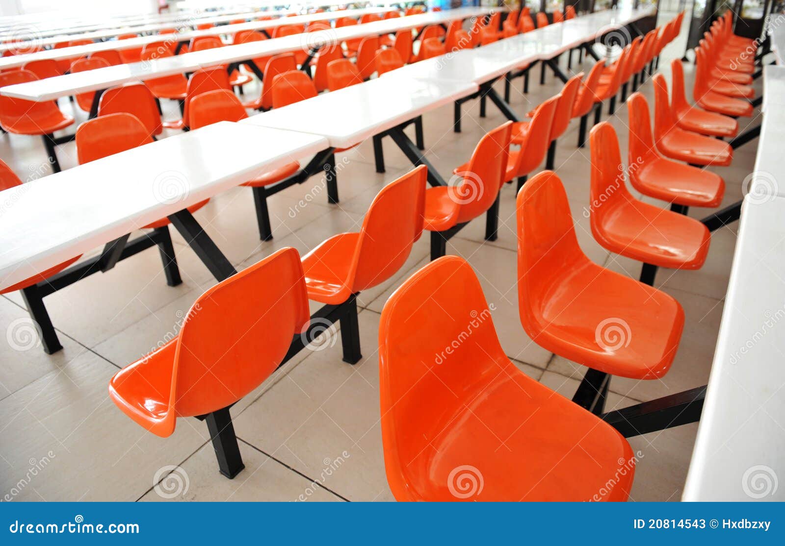 School cafeteria stock image. Image of empty, lunchtime - 20814543