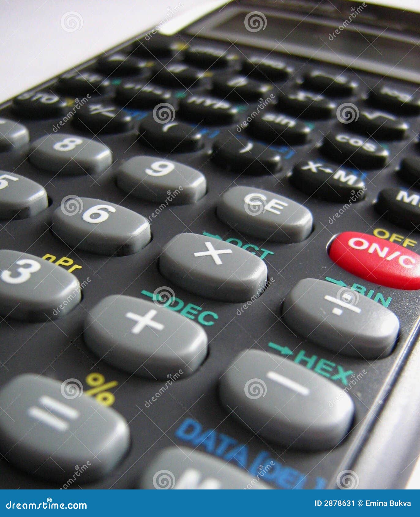 School calculator stock image. Image of economy, equal - 2878631