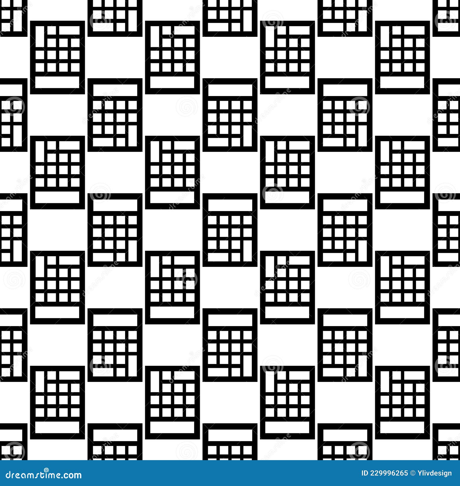 School Calculator Pattern Seamless Vector Stock Vector - Illustration ...