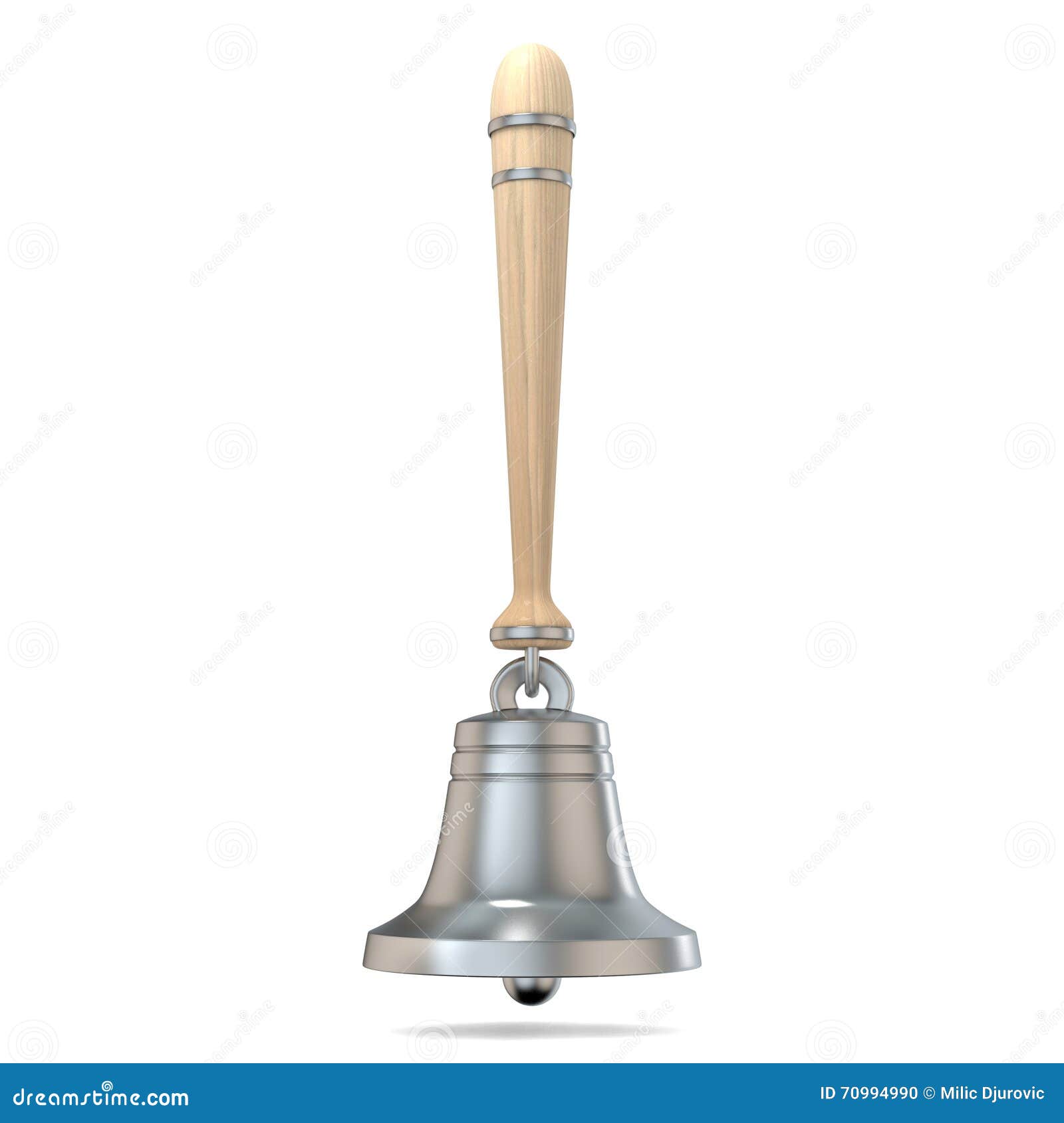 An All Red Knell Bell Symbol Icon Ringing With Sound Waves White ...