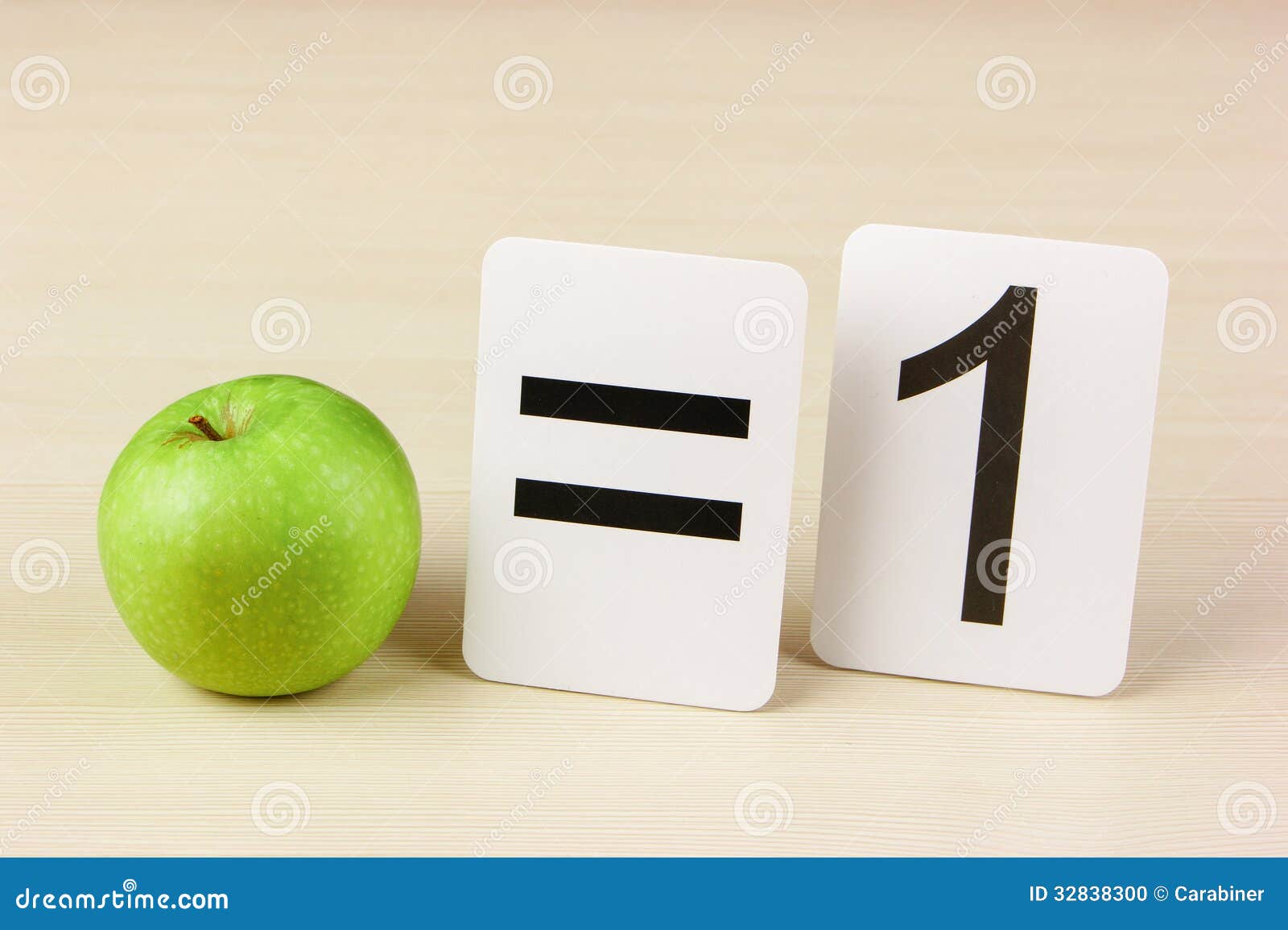 School Card and Apple with Math Stock Photo - Image of kindergarten ...