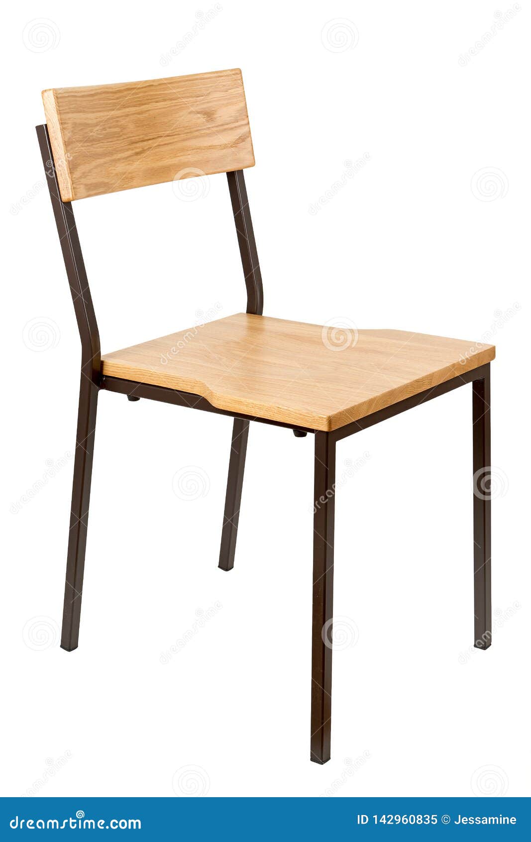 School Chair Isolated on White Stock Image - Image of comfortable ...
