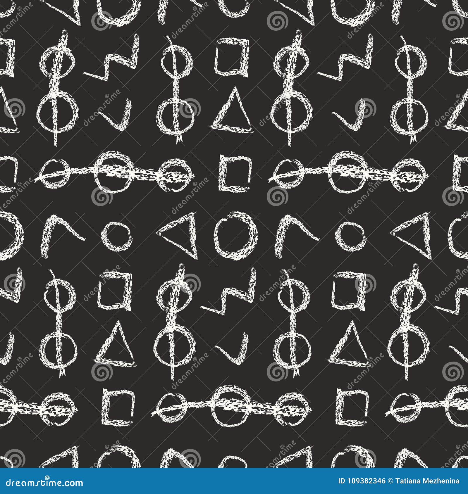 School Chalk Pattern with Grunge Geometric Shapes Stock Illustration ... School Chalk Pattern with Grunge Geometric Shapes Stock Illustration ...
