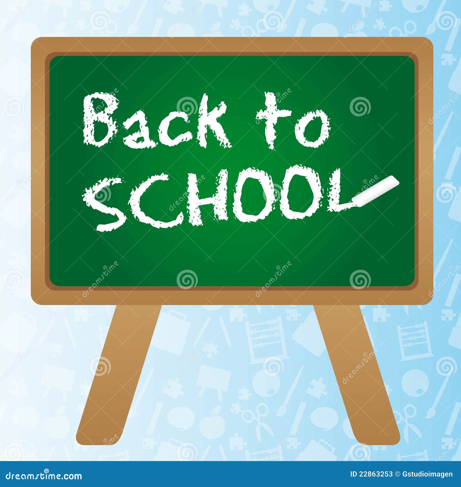 School chalkboard stock vector. Illustration of elementary - 22863253