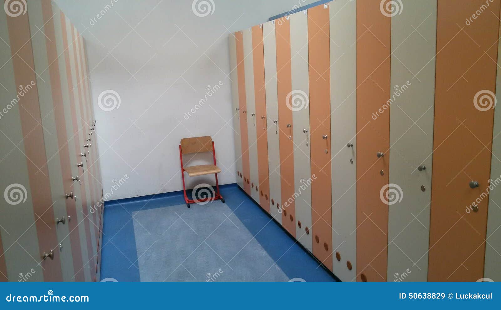 School changing room stock image. Image of elementary - 50638829