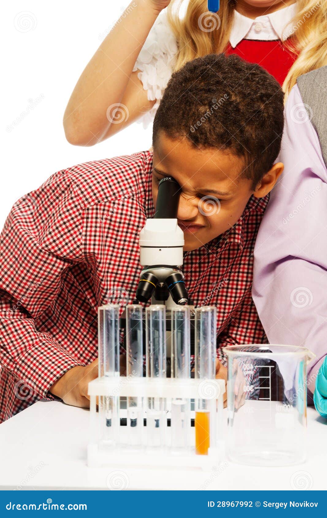 School chemistry research stock photo. Image of microscope - 28967992