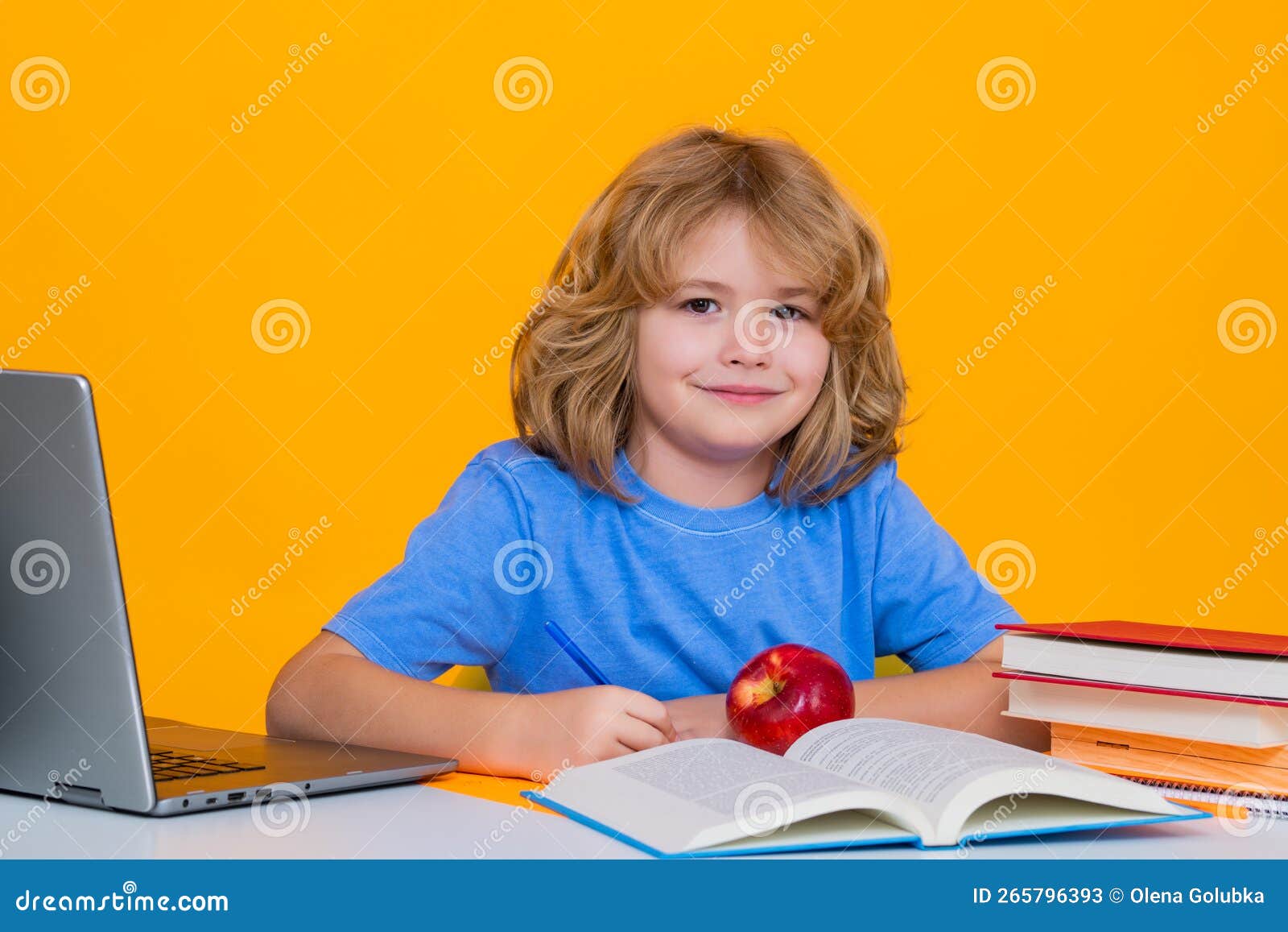 School Child Student Learning in Class, Study English Language at ...