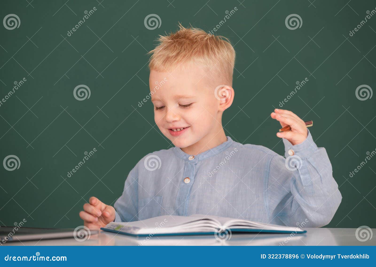 School Child Student Learning in Class, Study English Language at ...