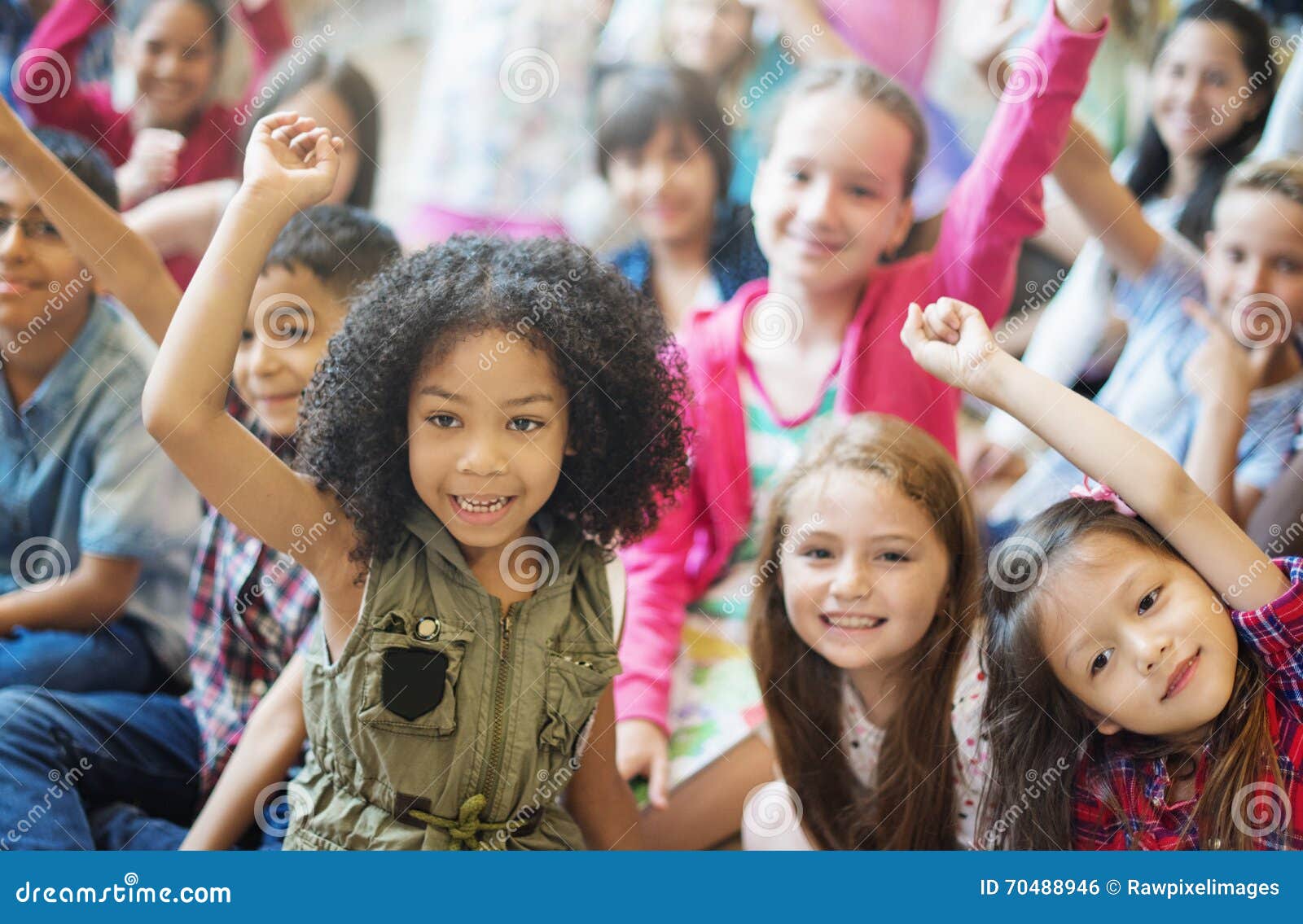 School Children Cheerful Variation Concept Stock Photo - Image of ...