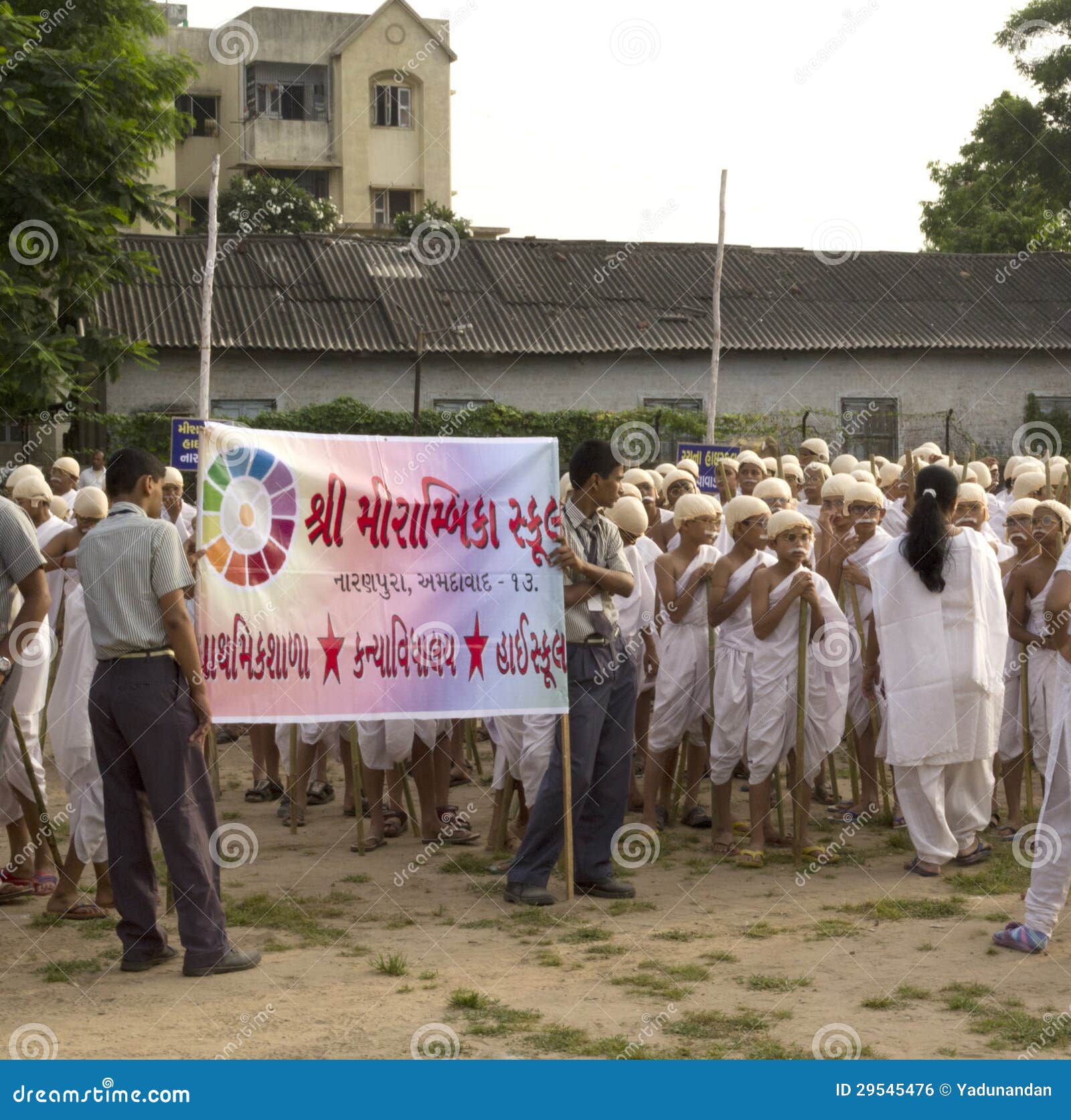 School Children Gathered in Queue Editorial Photo - Image of children ...
