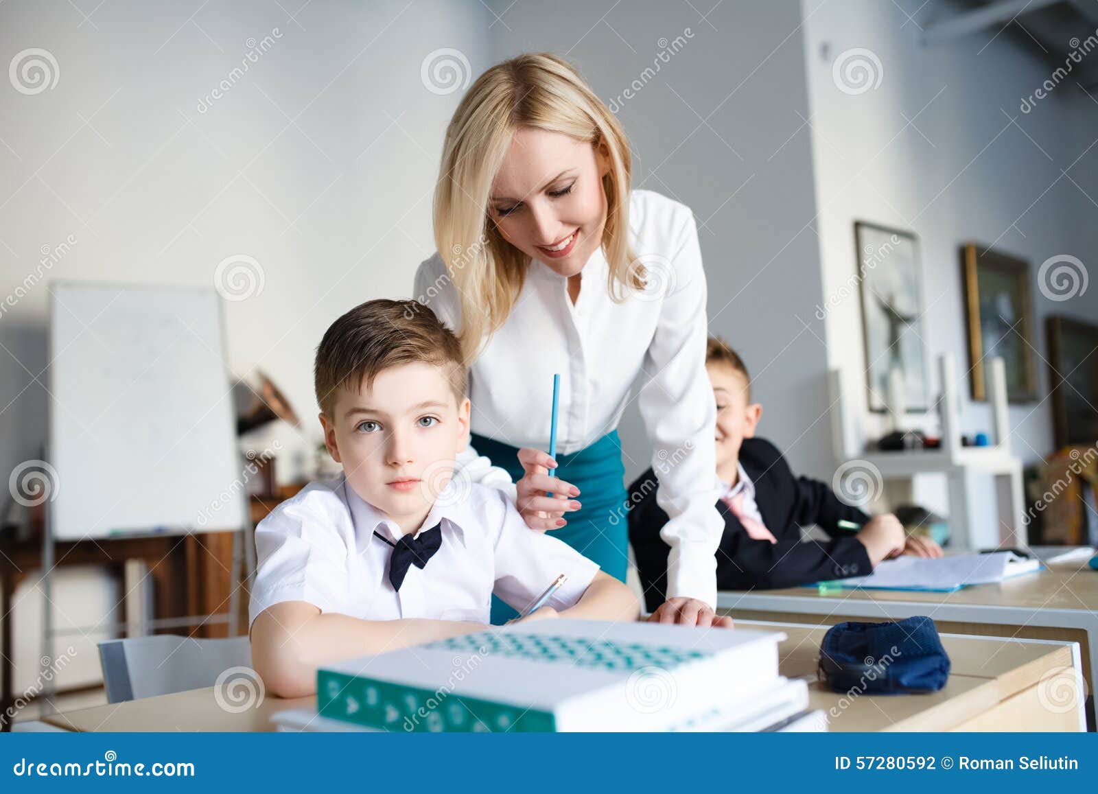 School. Children Learn in School. Training Students Stock Photo - Image ...