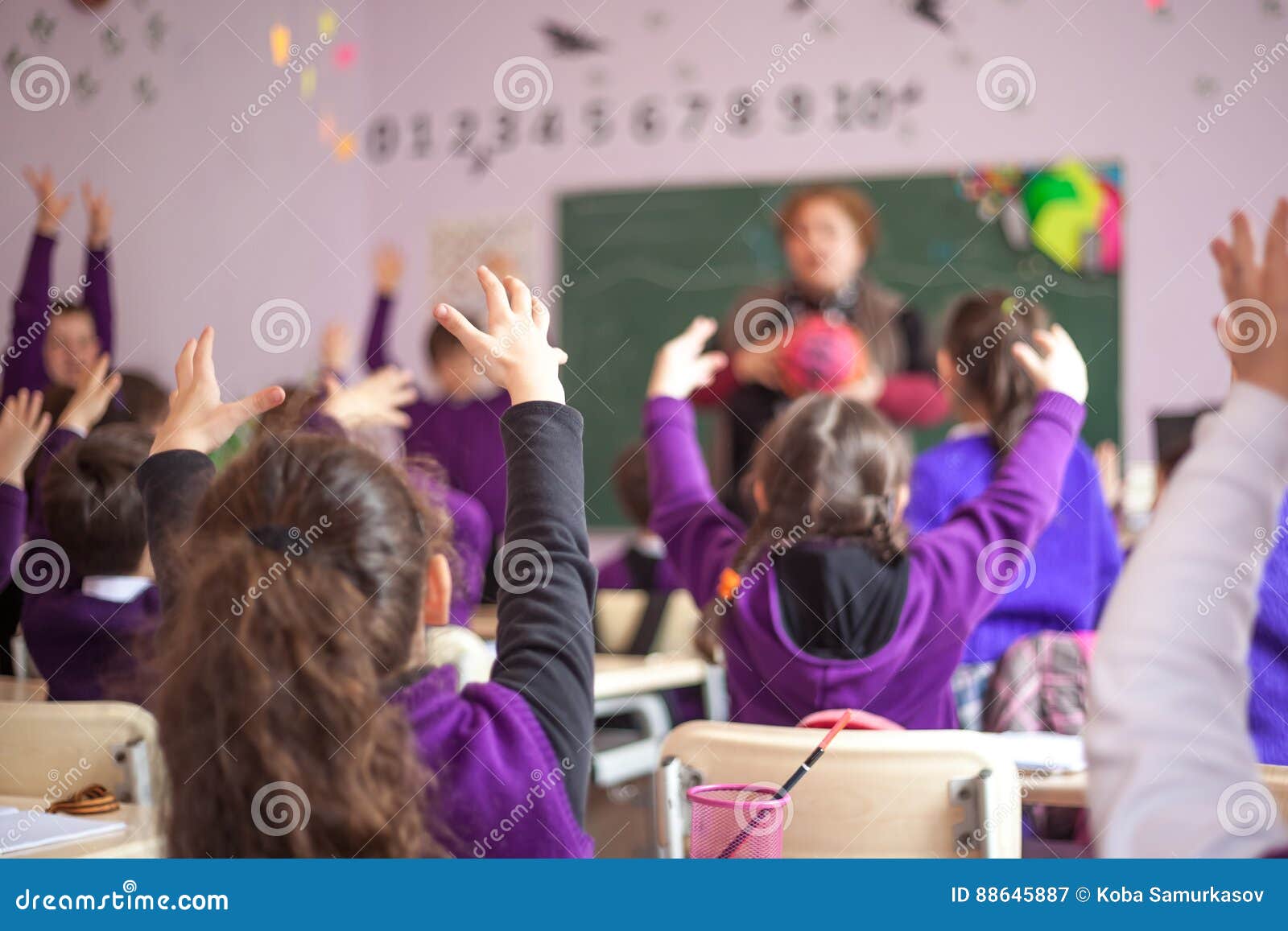 School Children are Participating Actively in Class Editorial ...