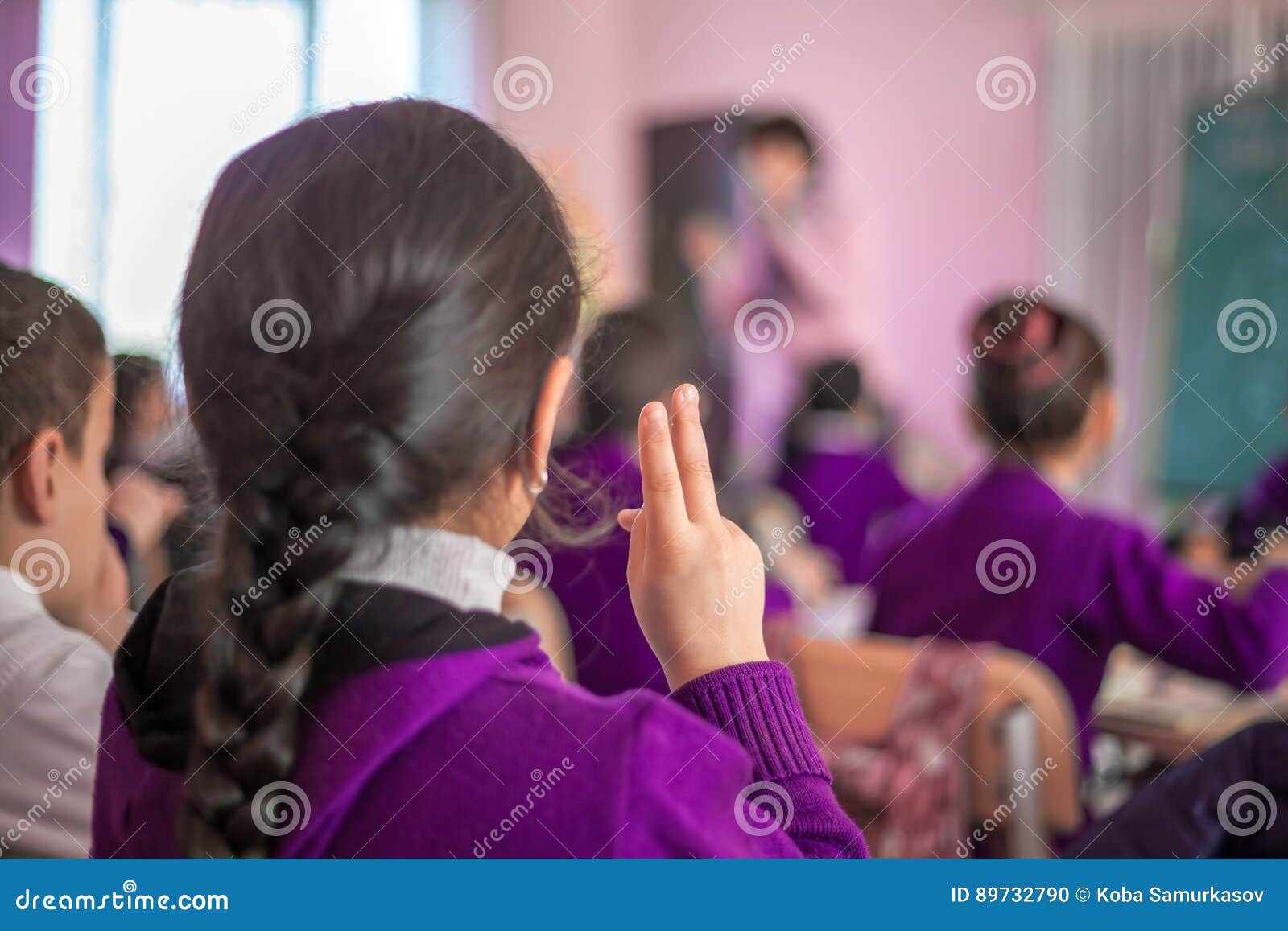 School Children are Participating Actively in Class Editorial Image ...