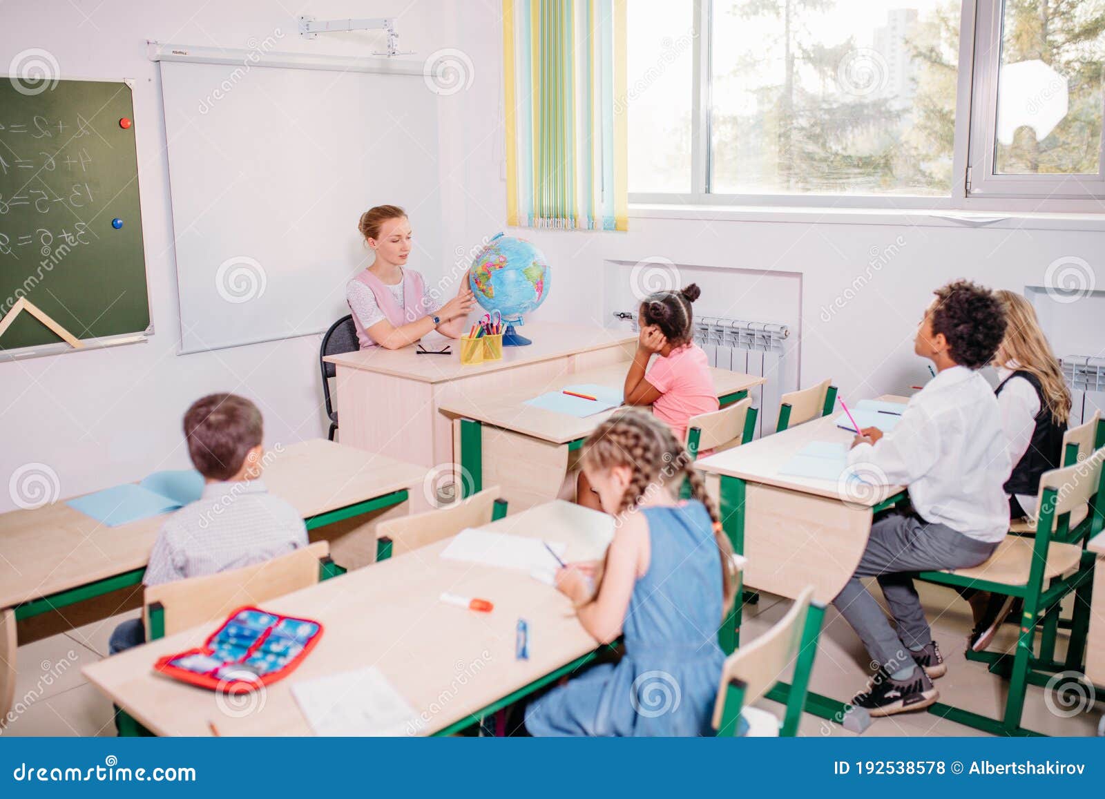 School Children are Participating Actively in Class. Education ...
