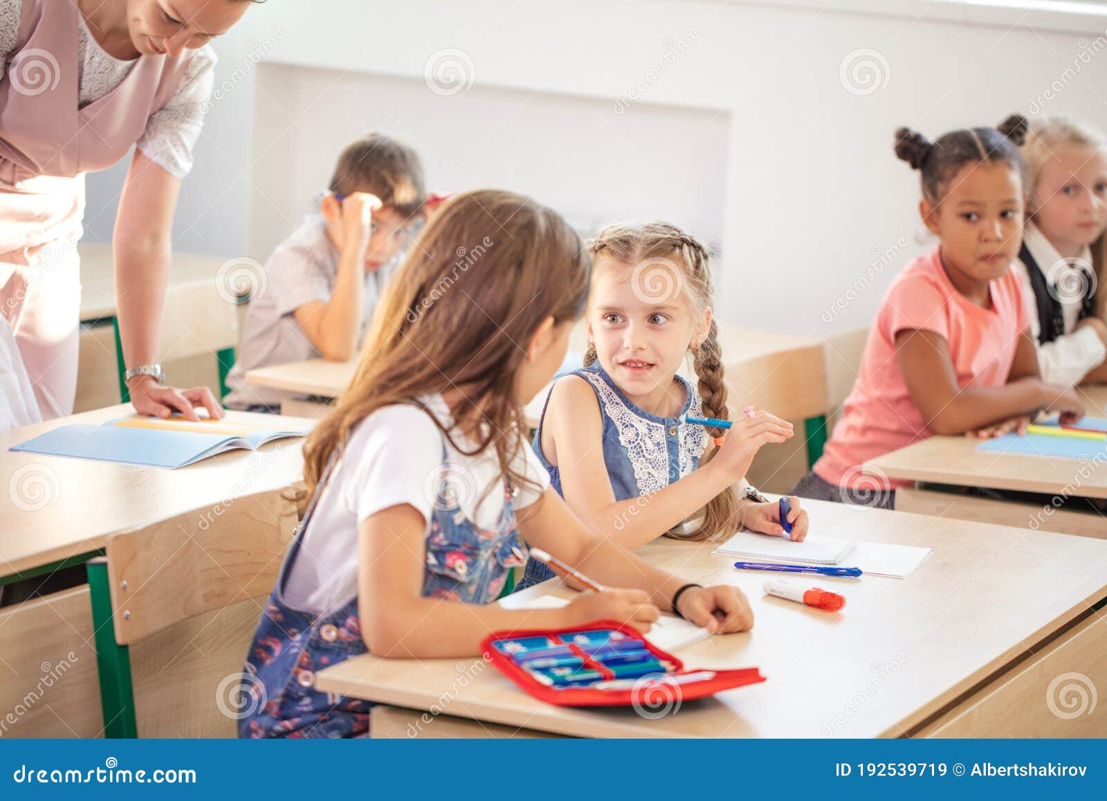 School Children are Participating Actively in Class. Education ...