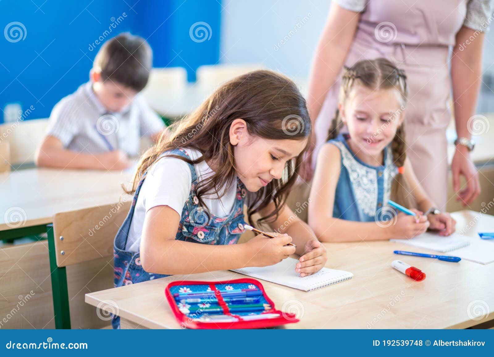 School Children are Participating Actively in Class. Education ...