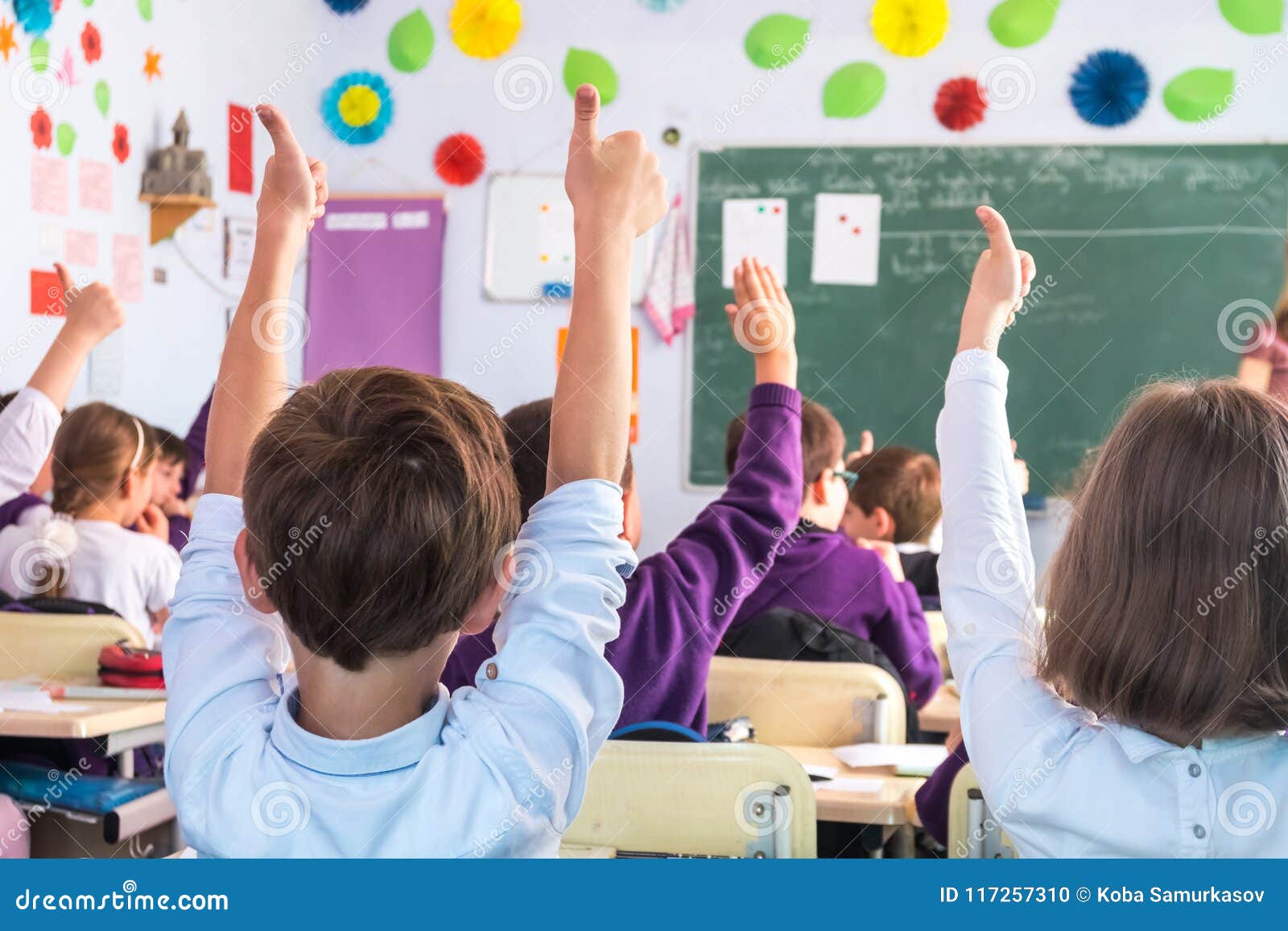 Children In Lesson At School By Project Cambodian Kids Care Editorial ...