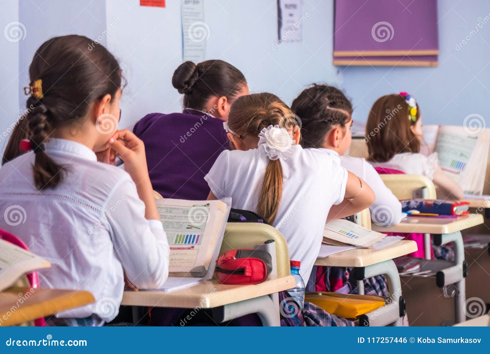 School Children are Participating Actively in Class. Lesson Editorial ...