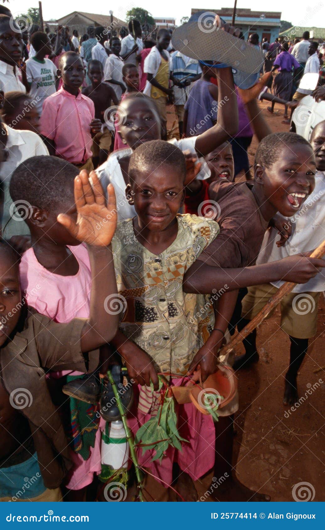 School children in Uganda. editorial stock image. Image of african ...