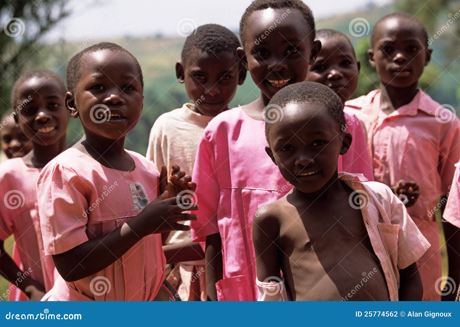 School children in Uganda. editorial photography. Image of students ...